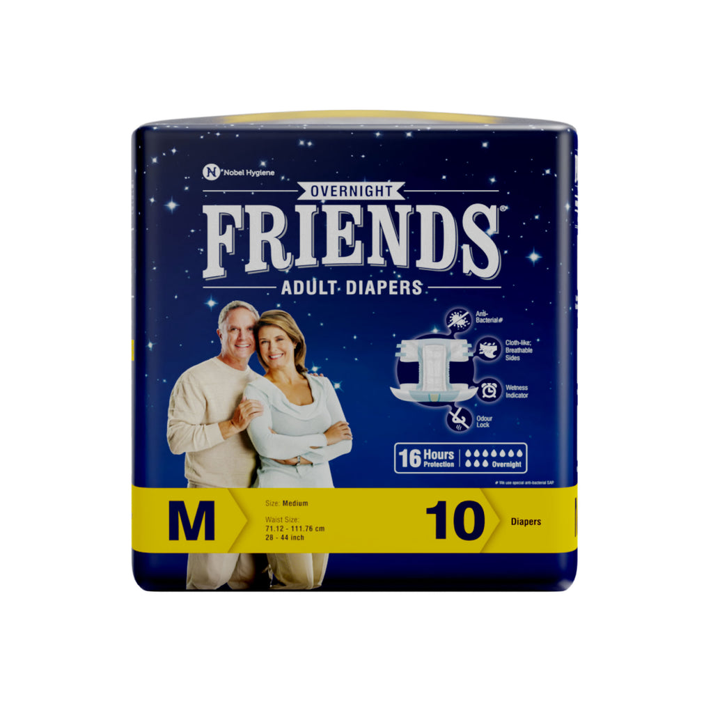 Friends Overnight Adult Diapers - Tape Style | Friends Diaper